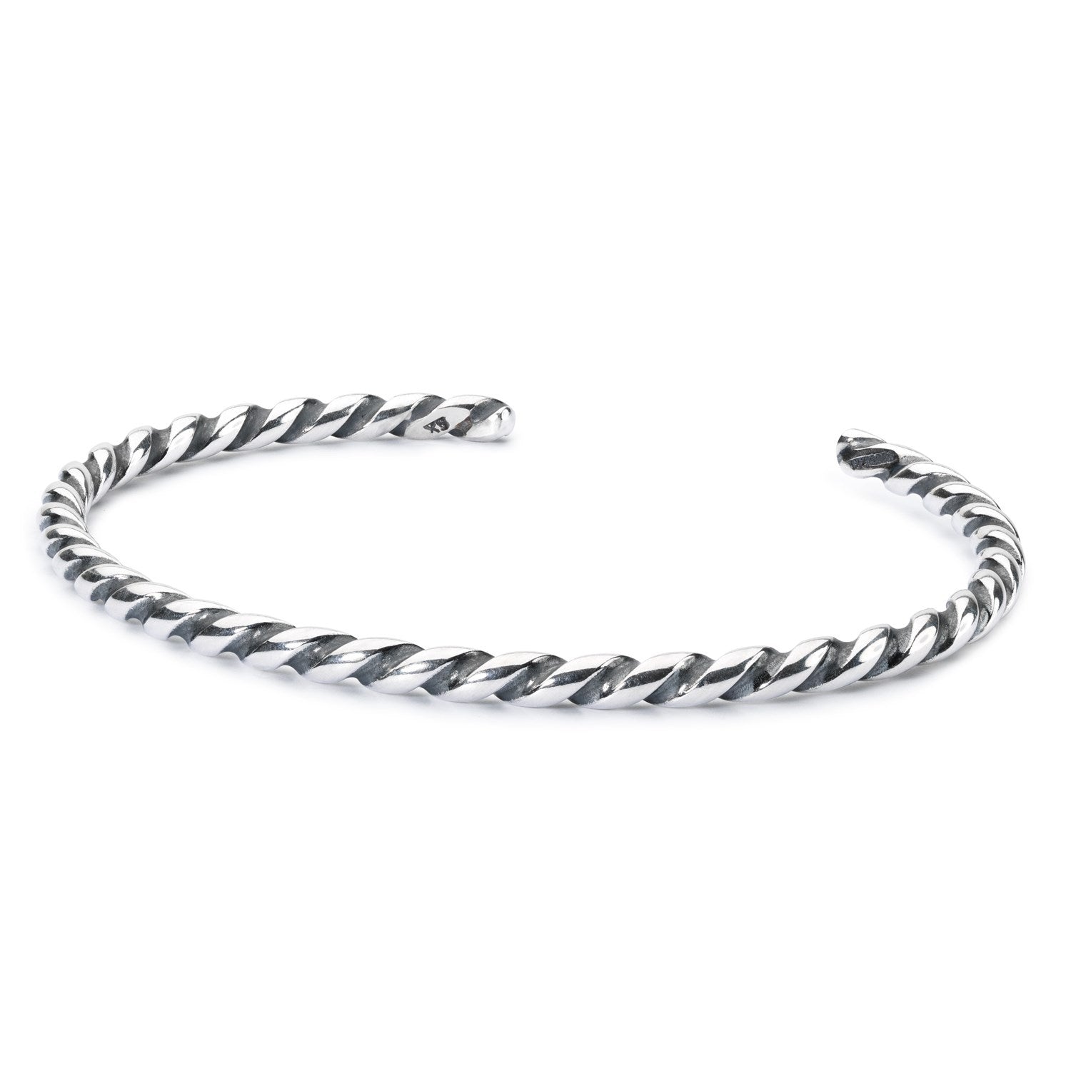 Twisted Silver Bangle - Trollbeads